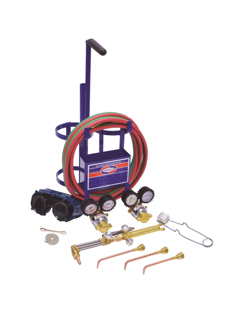 uniweld-kl71-4c-welding-brazing-and-cutting-outfit-includes-welding ...